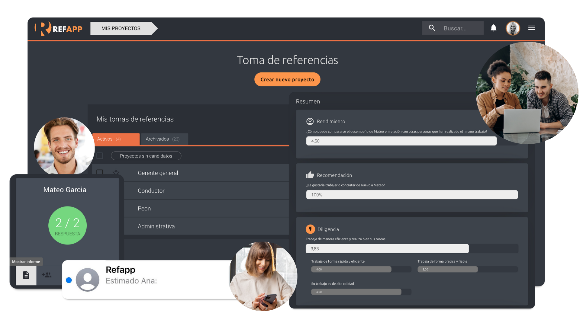 Página de inicio | Refapp